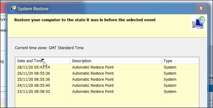 Disable Create Auto Restore Point Allow Manual Restore Point Creation Windows 10 Forums