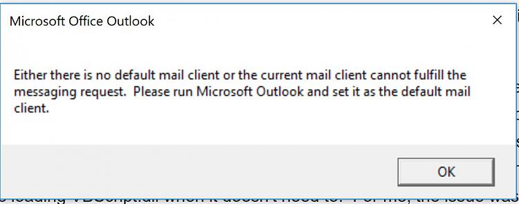 Microsoft Outlook error pops up after every boot since CU update Solved ... Microsoft Outlook error pops up after every boot since CU update Solved ...