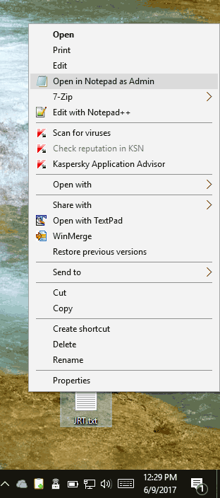 Open Notepad As Administrator With Context Menu Solved Page 2 Windows 10 Forums