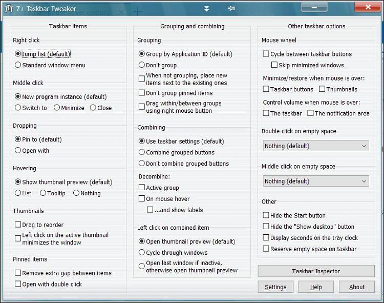 Taskbar mouse hover options - Windows 10 Forums Taskbar mouse hover options - Windows 10 Forums