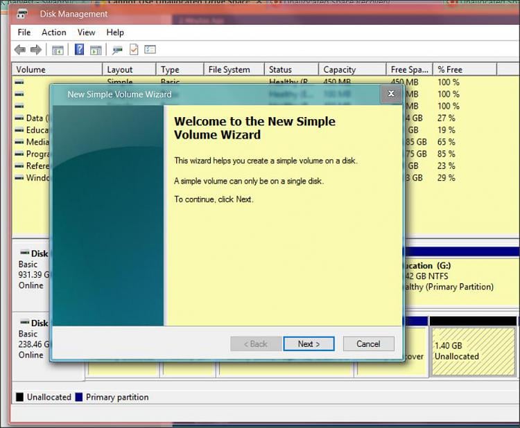 Cannot Use Unallocated Drive Space After Ubuntu Deletion. - Windows 10 ... Cannot Use Unallocated Drive Space After Ubuntu Deletion. - Windows 10 ...
