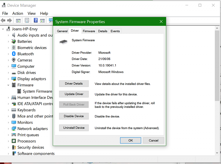 1909 has a BIOS firmware update feature built into the Device Manager ... 1909 has a BIOS firmware update feature built into the Device Manager ...
