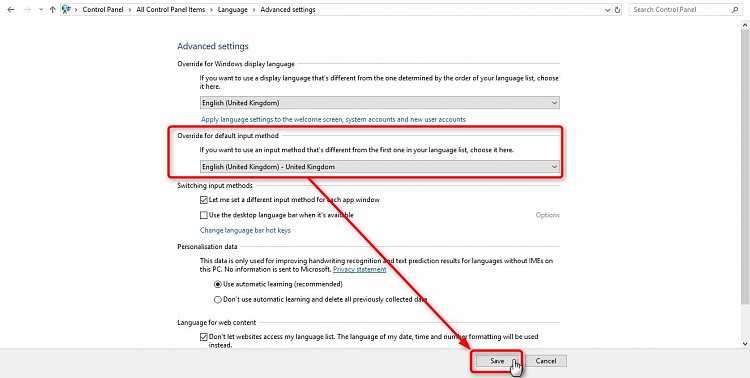 Wrong Keyboard Layout Reverts To Us Eng Layout After Restart Boot Solved Windows 10 Forums
