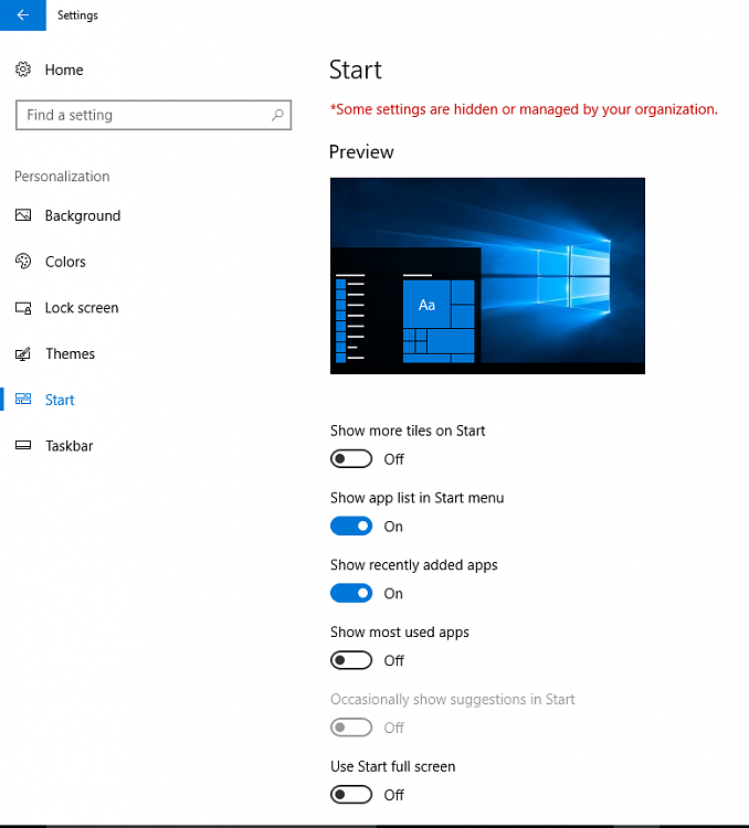 *Some settings are hidden or managed by your company - Page 5 - Windows ... *Some settings are hidden or managed by your company - Page 5 - Windows ...