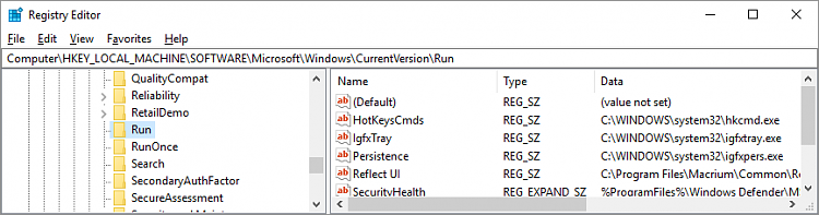 Hklm Run Key Doesnt Seem To Be Triggering On W10 But Works On W7 Solved Windows 10 Forums