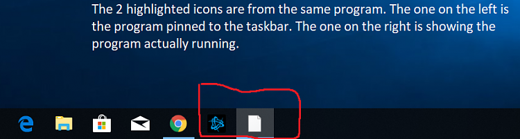 Icon image not displayed in taskbar for a program that is running ... Icon image not displayed in taskbar for a program that is running ...