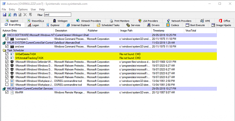 Only A Windows Script Host Error Message And A Cmd Prompt On Startup Solved Windows 10 Forums