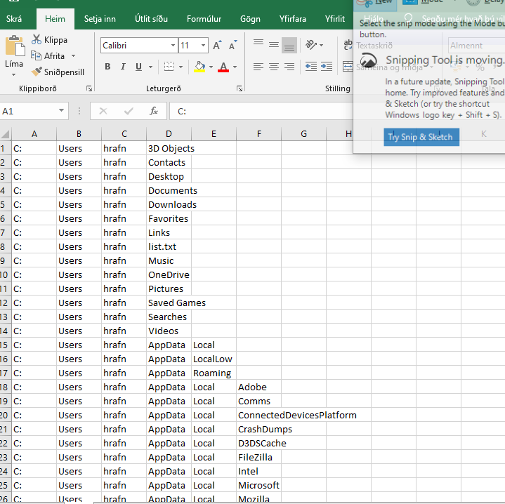How to make list of files in a folder? - Page 2 - Windows 10 Forums How to make list of files in a folder? - Page 2 - Windows 10 Forums