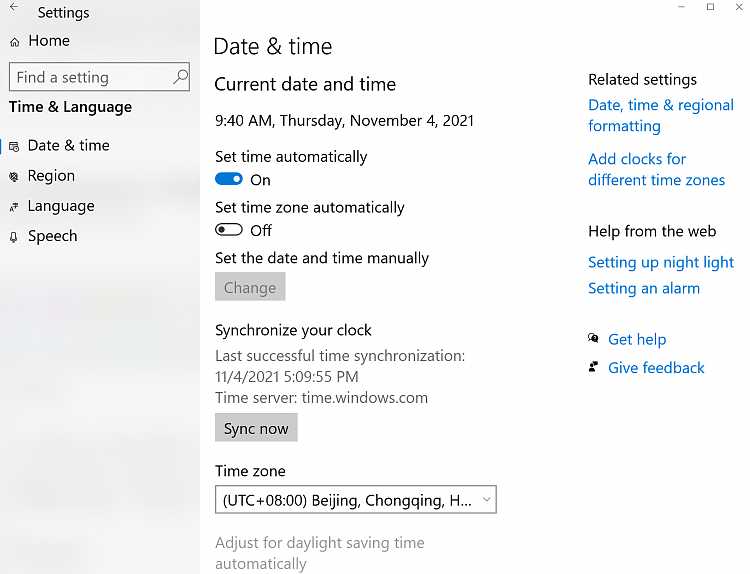 Unable to set local time Solved - Windows 10 Forums Unable to set local time Solved - Windows 10 Forums