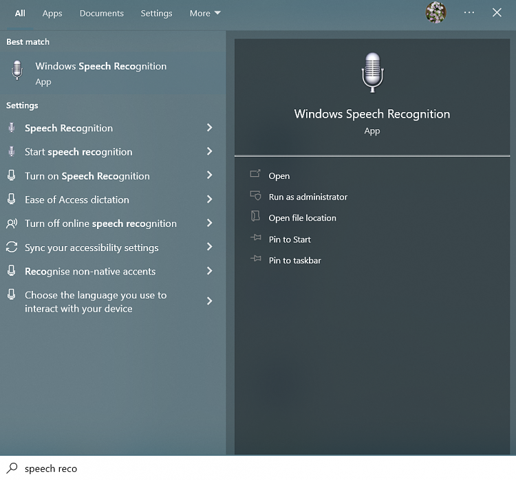 Trouble Setting Up Speech Recognition Windows 10 Forums