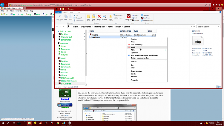 Difficulty installing fonts in windows 10 Solved - Windows 10 Forums Difficulty installing fonts in windows 10 Solved - Windows 10 Forums