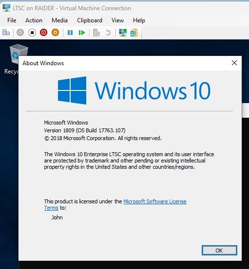 Installing Win 10 64 bit Long Term Servicing Channel 2019 on new Compu ... Installing Win 10 64 bit Long Term Servicing Channel 2019 on new Compu ...