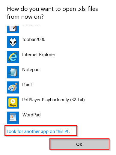 How To Make Excel 2016 The Default App To Open Xls And Xlsx Data Files Windows 10 Forums