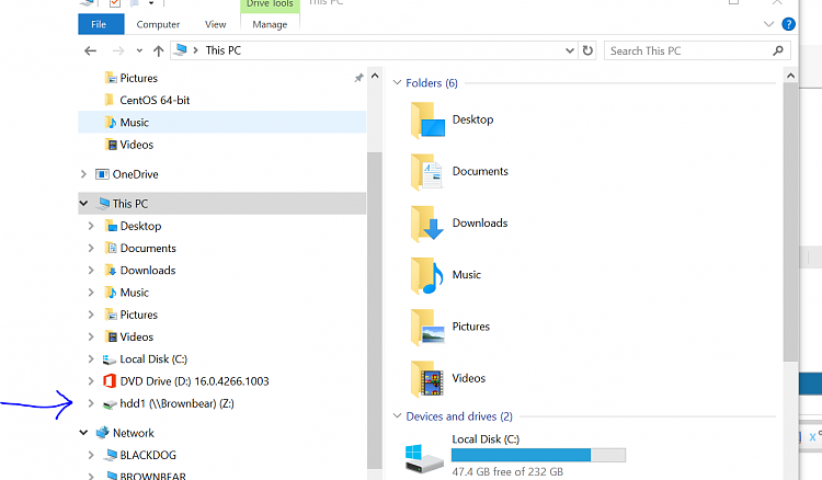Mapped Network Drive How To Give It Its Own Folder Tree Windows 10 Forums