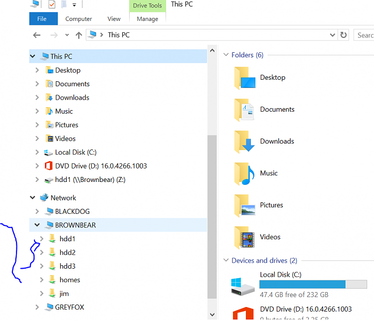 Mapped Network Drive How To Give It Its Own Folder Tree Windows 10 Forums