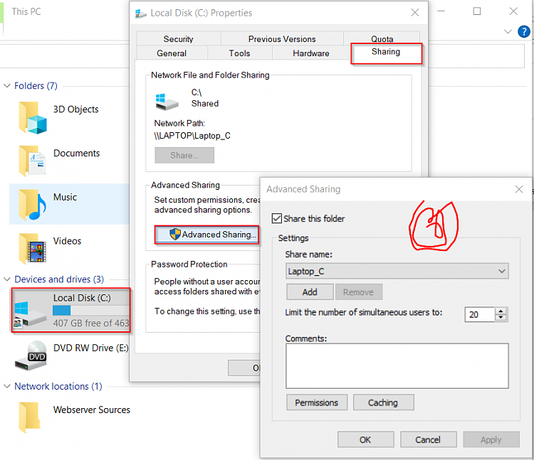 Share not working anymore Solved - Windows 10 Forums Share not working anymore Solved - Windows 10 Forums