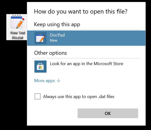 Remove Always Use This Application To Open Dat Files Windows 10 Forums