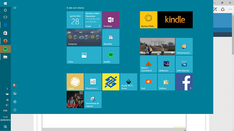 Start Menu Doesnt Appear Correctly In My Second Screen