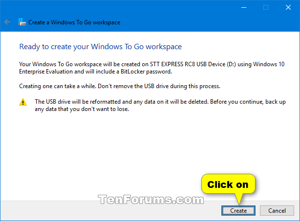 Create Windows To Go Workspace USB in Windows 10 | Tutorials Create Windows To Go Workspace USB in Windows 10 | Tutorials
