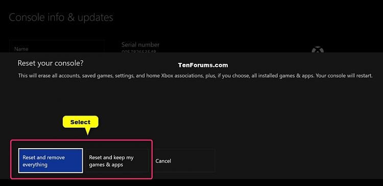 Xbox One - Reset to Factory Defaults - Windows 10 Tutorials Xbox One - Reset to Factory Defaults - Windows 10 Tutorials