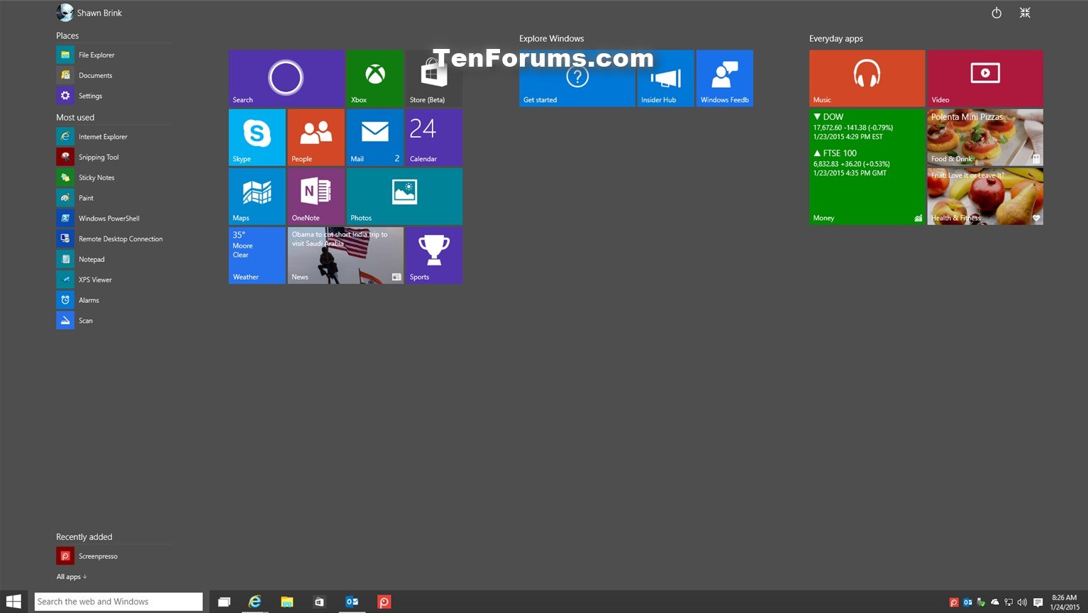Enable or Disable Resizable Start Menu in Windows 10 | Tutorials Enable or Disable Resizable Start Menu in Windows 10 | Tutorials