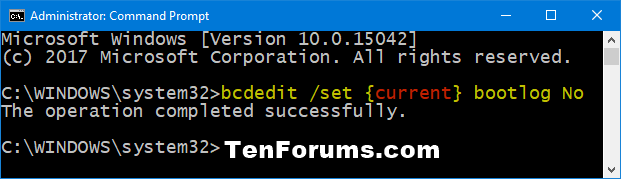Enable or Disable Boot Log in Windows | Tutorials Enable or Disable Boot Log in Windows | Tutorials