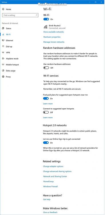 Create Wi-Fi Settings shortcut in Windows 10 | Tutorials Create Wi-Fi Settings shortcut in Windows 10 | Tutorials