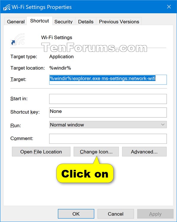 Create Wi-Fi Settings shortcut in Windows 10 | Tutorials Create Wi-Fi Settings shortcut in Windows 10 | Tutorials