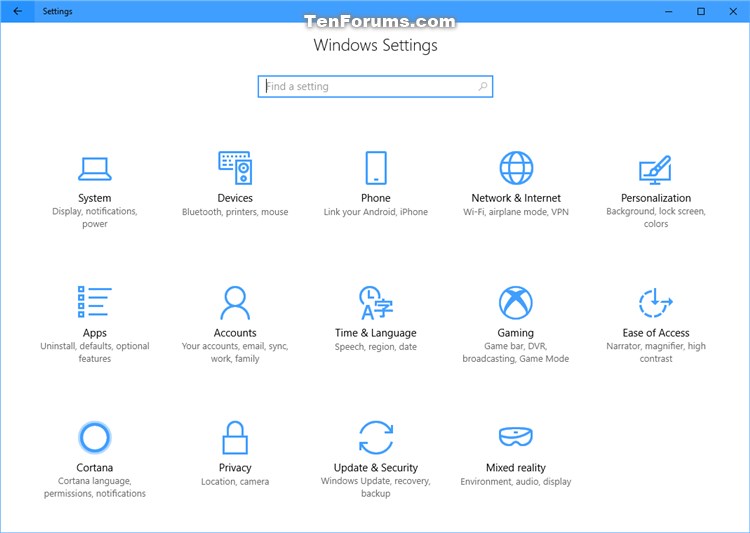 Hide or Show Pages on Settings in Windows 10 | Tutorials Hide or Show Pages on Settings in Windows 10 | Tutorials