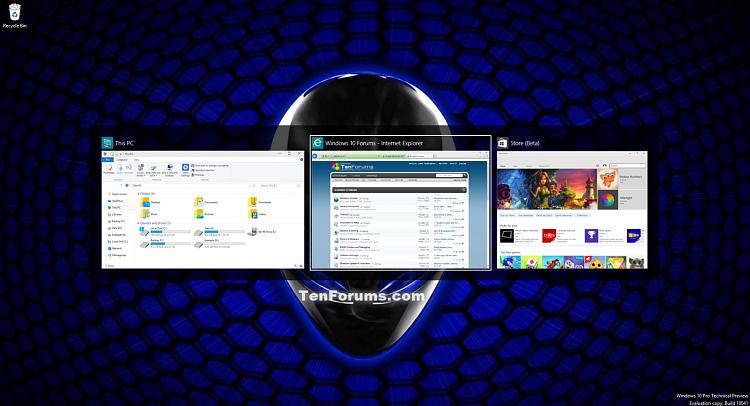 Select Desktops to Show Open Windows in ALT+TAB in Windows 10 | Tutorials Select Desktops to Show Open Windows in ALT+TAB in Windows 10 | Tutorials