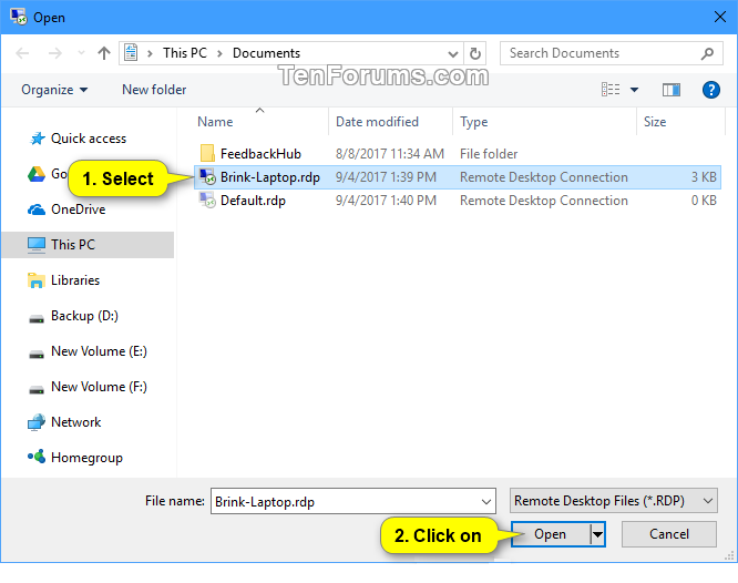 Save Remote Desktop Connection Settings to RDP File in Windows | Tutorials Save Remote Desktop Connection Settings to RDP File in Windows | Tutorials