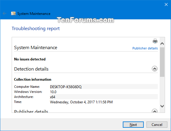 Run System Maintenance Troubleshooter in Windows | Tutorials Run System Maintenance Troubleshooter in Windows | Tutorials