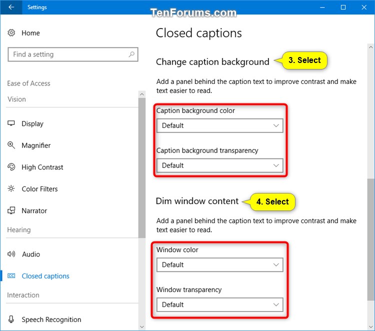 Change Closed Caption Settings In Windows 10 Educatio - vrogue.co Change Closed Caption Settings In Windows 10 Educatio - vrogue.co