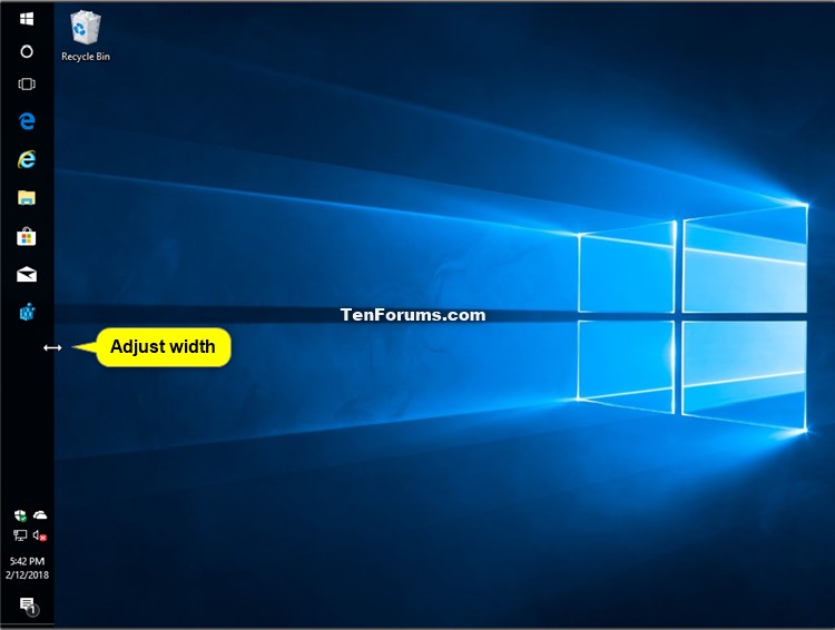 Change Height or Width Size of Taskbar in Windows 10 | Tutorials Change Height or Width Size of Taskbar in Windows 10 | Tutorials