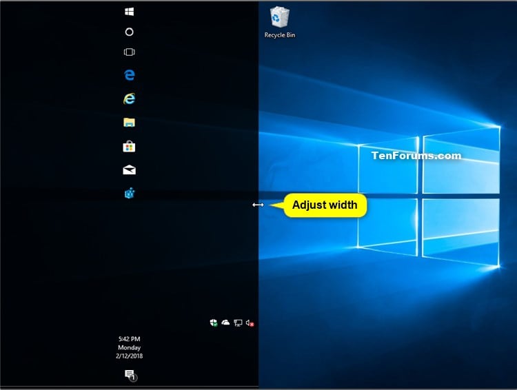 Change Height or Width Size of Taskbar in Windows 10 | Tutorials Change Height or Width Size of Taskbar in Windows 10 | Tutorials