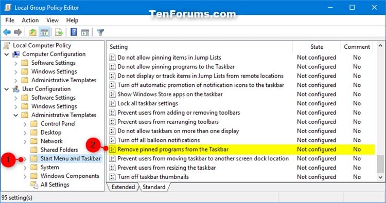 Enable or Disable Pinned Apps on Taskbar in Windows | Tutorials Enable or Disable Pinned Apps on Taskbar in Windows | Tutorials