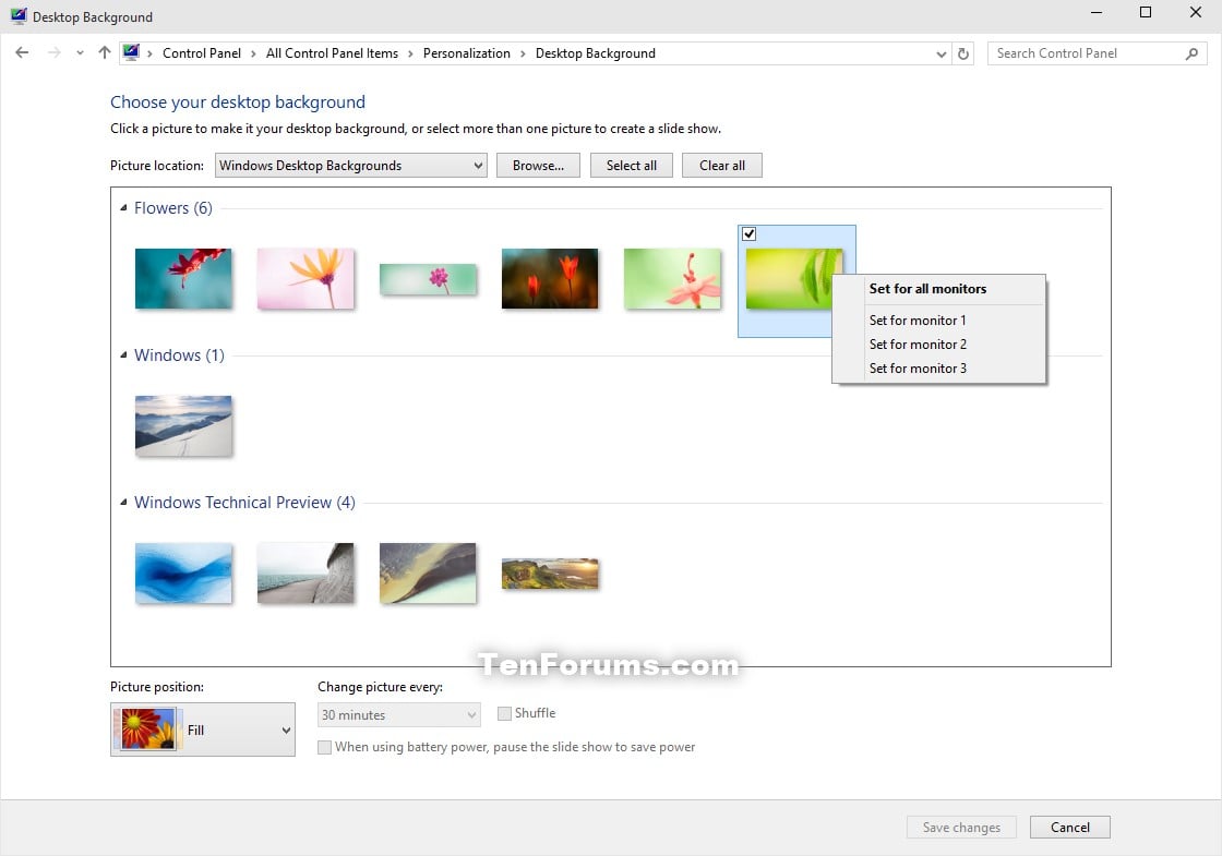 Create Desktop Background shortcut in Windows 10 | Tutorials Create Desktop Background shortcut in Windows 10 | Tutorials