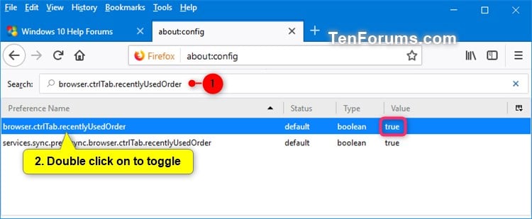 Enable or Disable Ctrl+Tab Thumbnail Previews of Tabs in Firefox ... Enable or Disable Ctrl+Tab Thumbnail Previews of Tabs in Firefox ...