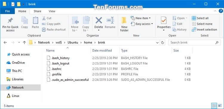 Access Wsl Linux Files In Windows 10 Tutorials