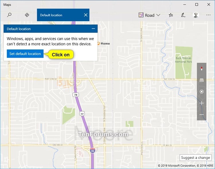 Set, Change, or Clear Default Location for Windows 10 PC | Tutorials Set, Change, or Clear Default Location for Windows 10 PC | Tutorials
