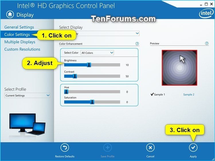Adjust Screen Brightness in Windows 10 | Tutorials Adjust Screen Brightness in Windows 10 | Tutorials