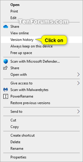 View, Restore, and Delete Previous Versions of Files on OneDrive ... View, Restore, and Delete Previous Versions of Files on OneDrive ...