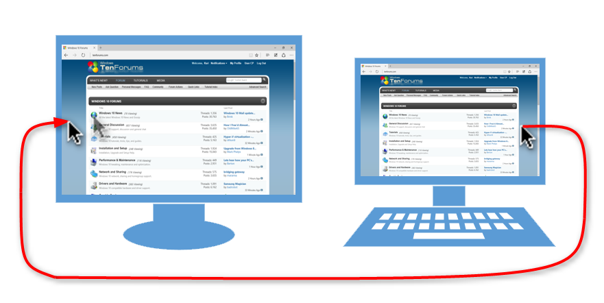 Multiple Displays - Change Settings and Layout in Windows 10 | Tutorials Multiple Displays - Change Settings and Layout in Windows 10 | Tutorials