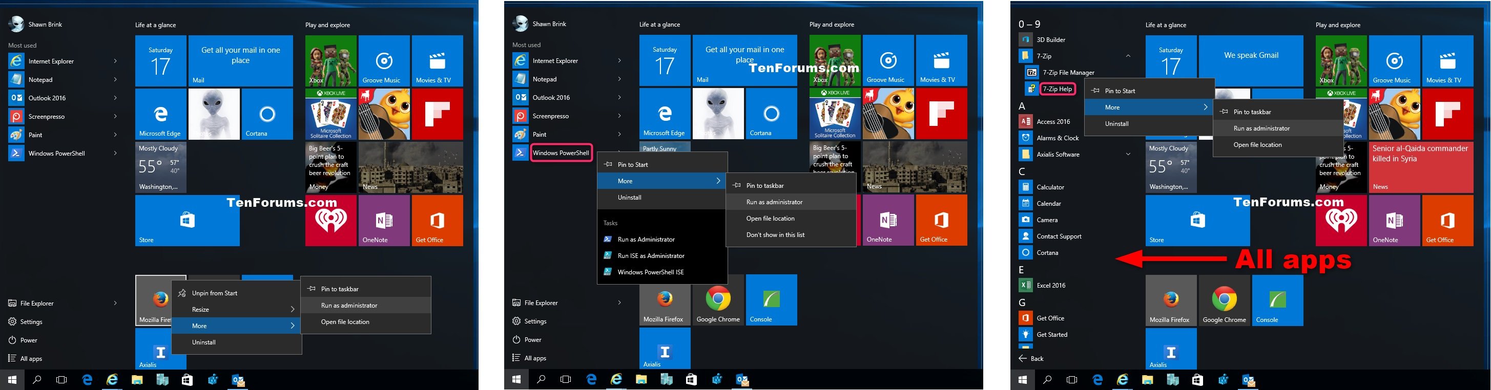 Add or Remove Run as administrator Context Menu in Windows 10 | Tutorials Add or Remove Run as administrator Context Menu in Windows 10 | Tutorials