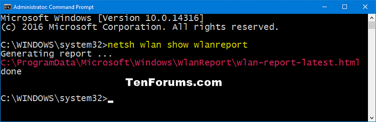 WLAN Report - Create in Windows 10 - Windows 10 Network & Sharing Tutorials WLAN Report - Create in Windows 10 - Windows 10 Network & Sharing Tutorials