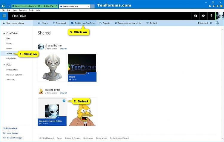 Add or Remove Shared Folders from OneDrive | Tutorials Add or Remove Shared Folders from OneDrive | Tutorials