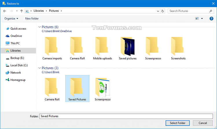 Restore Files With History Restore Files With History