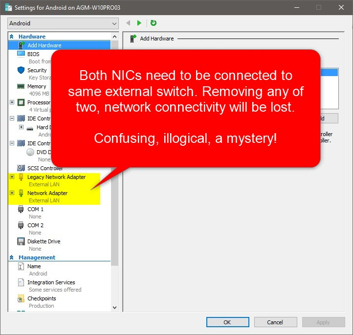 Hyper-V Virtual Machine does not have internet access - Windows 10 Forums Hyper-V Virtual Machine does not have internet access - Windows 10 Forums