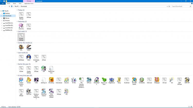 Is it possible to disable categories in Downloads folder? Solved ... Is it possible to disable categories in Downloads folder? Solved ...